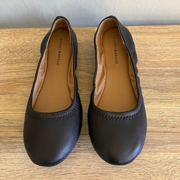 Lucky Brand | Shoes | Lucky Brand Erin Leather Ballet Flats 65 | Poshmark